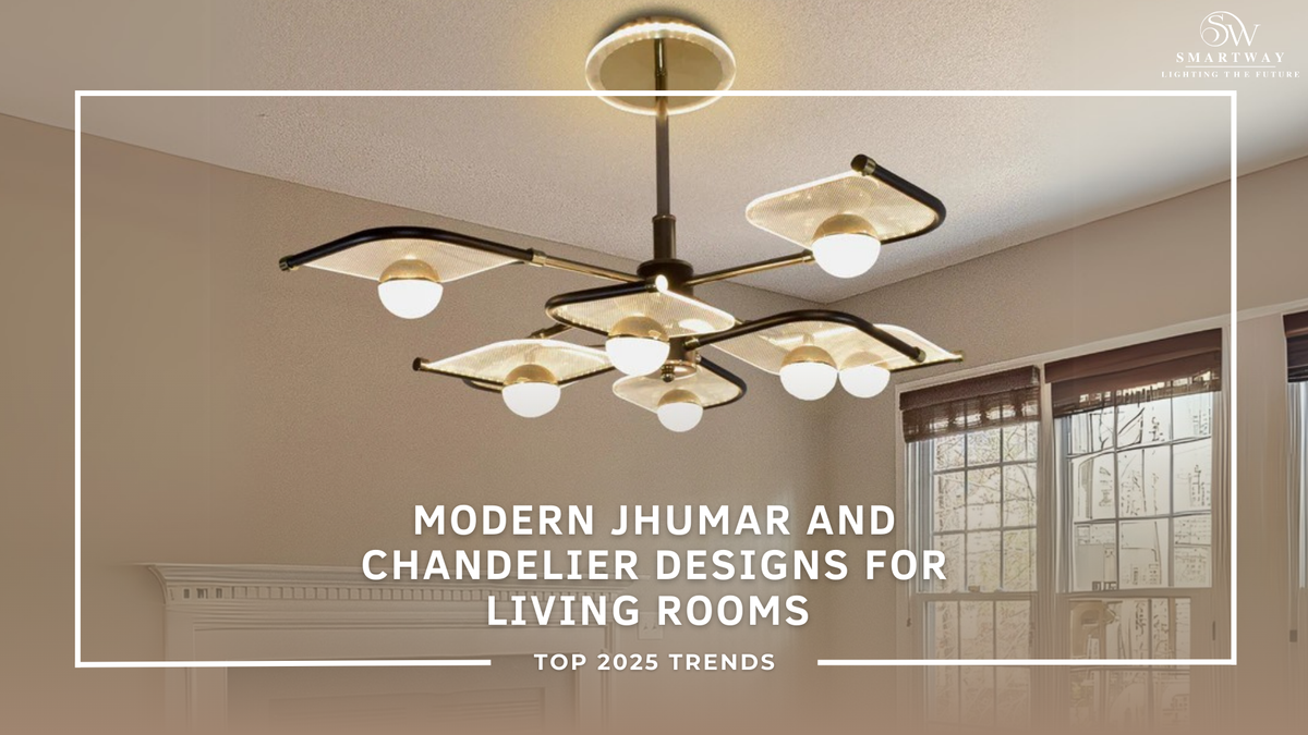 Modern Jhumar and Chandelier Designs for Living Rooms: Top 2025 Trends ...