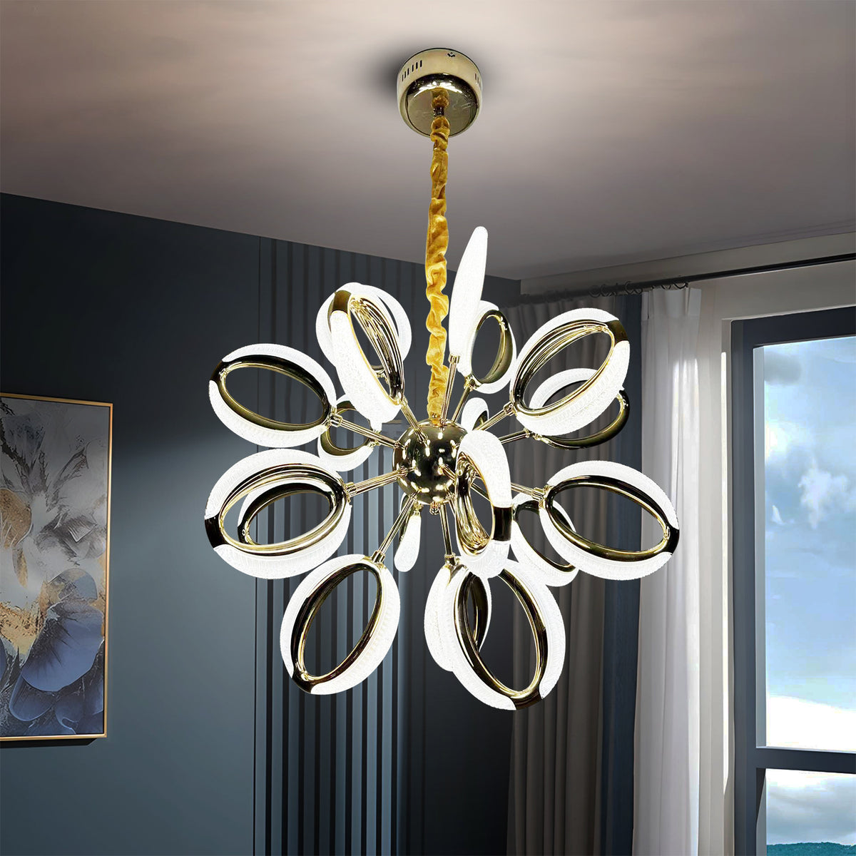 Miraggio LED Smart Voice Assist Chandelier | Smartway Lighting ...