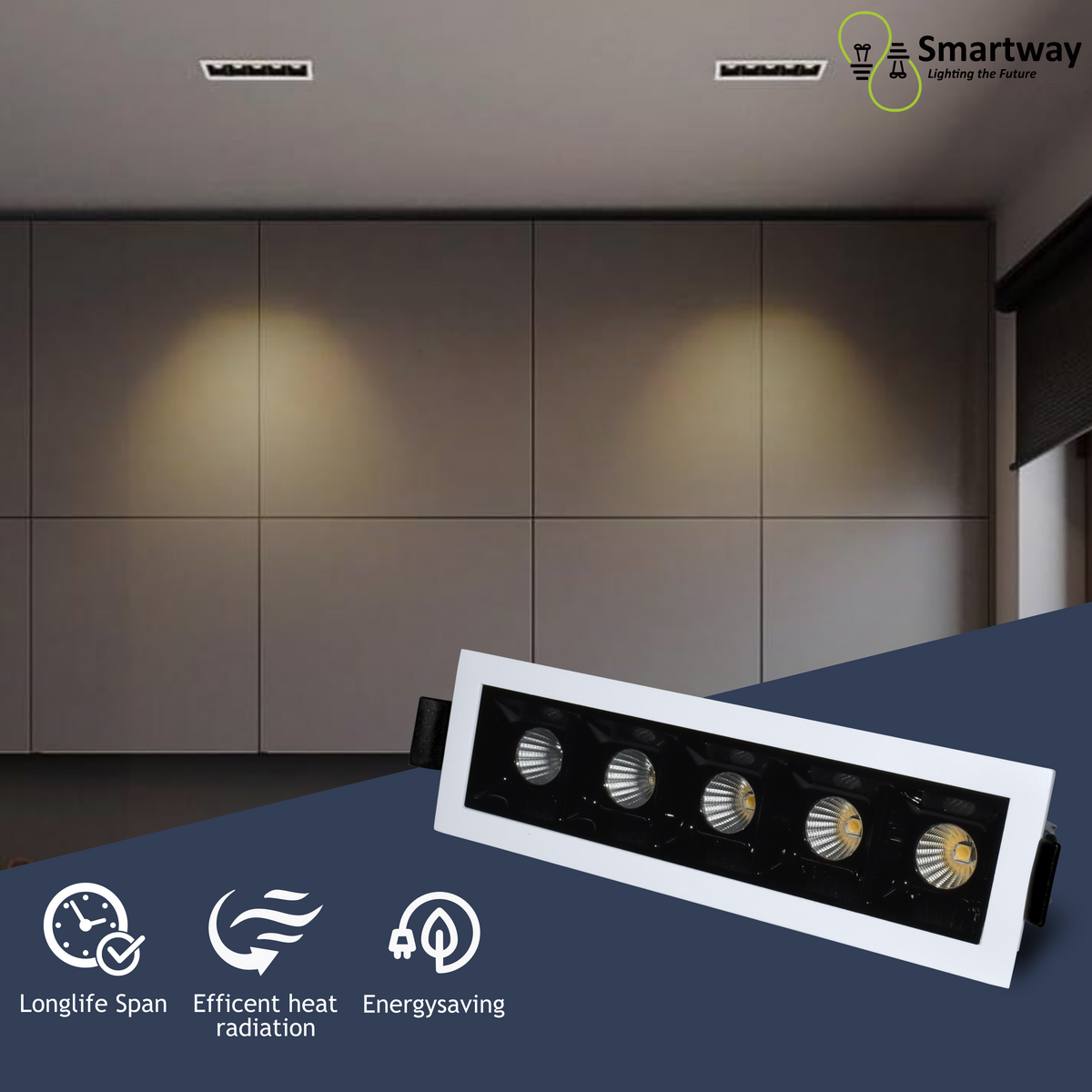 Supreme 10 watt Recessed COB Downlight | Smartway – Smartway Lighting
