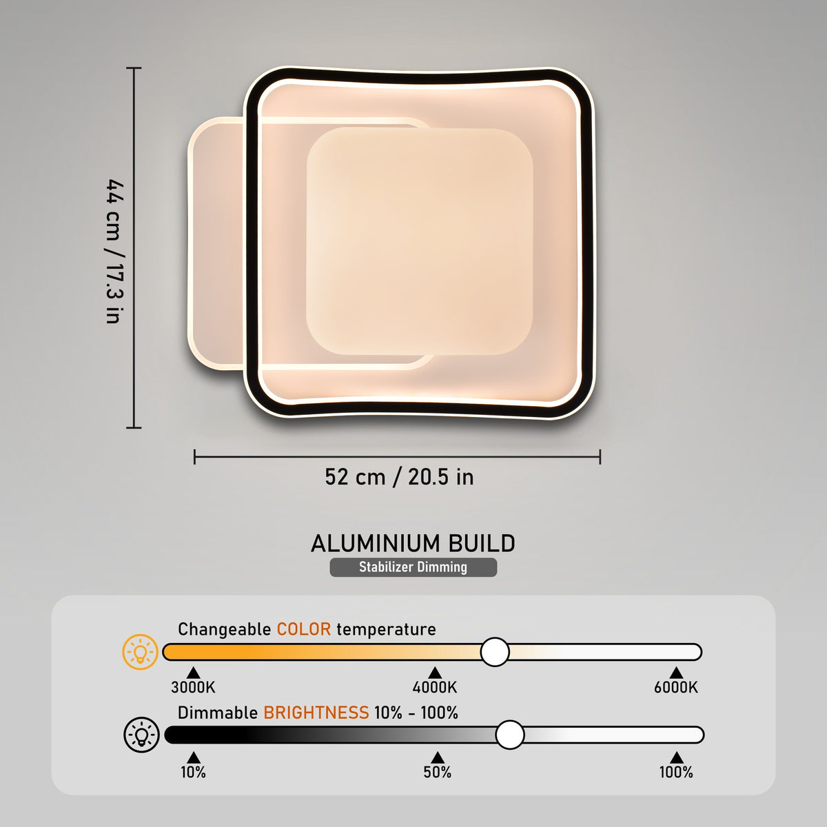 Conor Smart Modern LED Ceiling Light | Smartway Lighting – Smartway ...