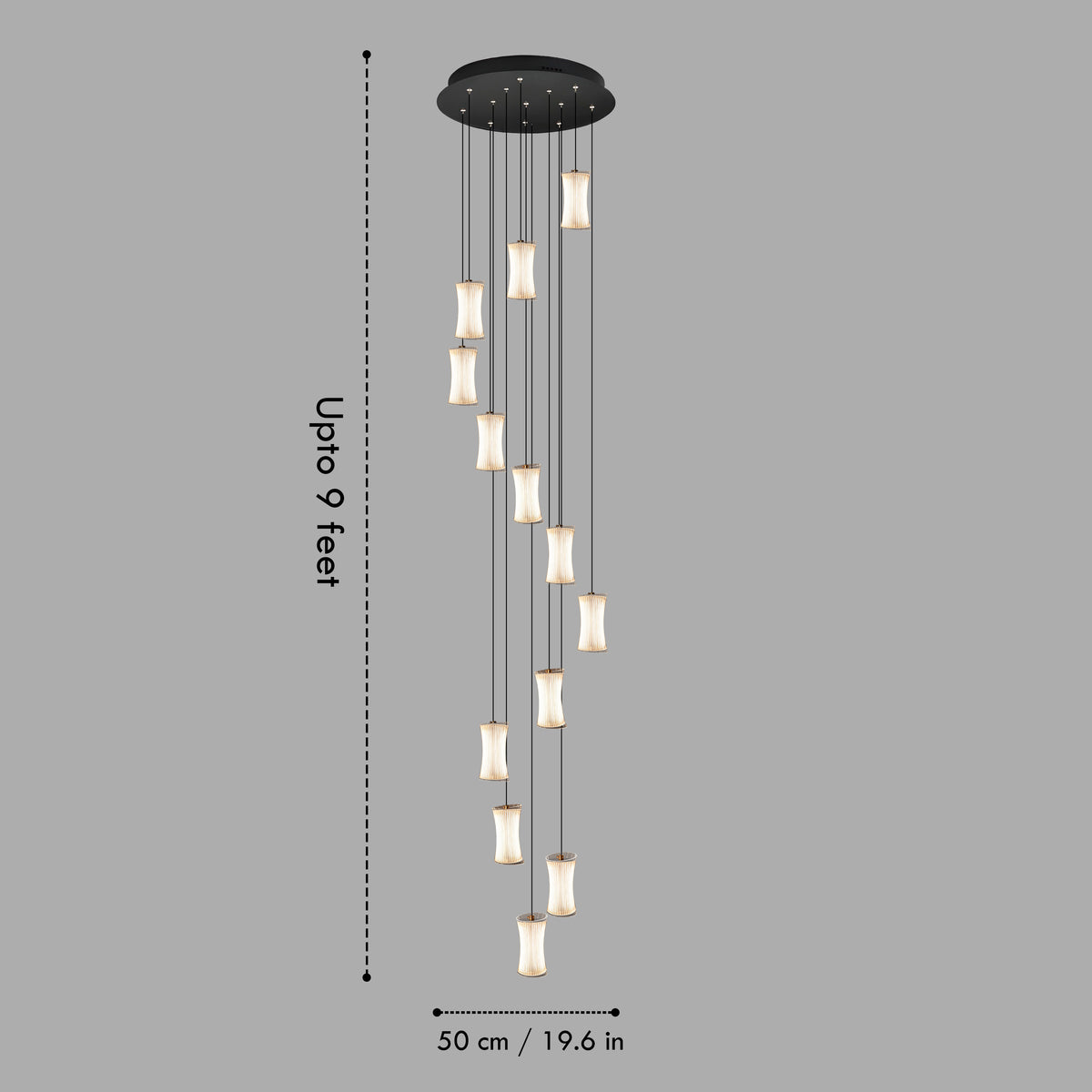 Flynn Double Height Smart Modern LED Chandelier | Smartway – Smartway ...