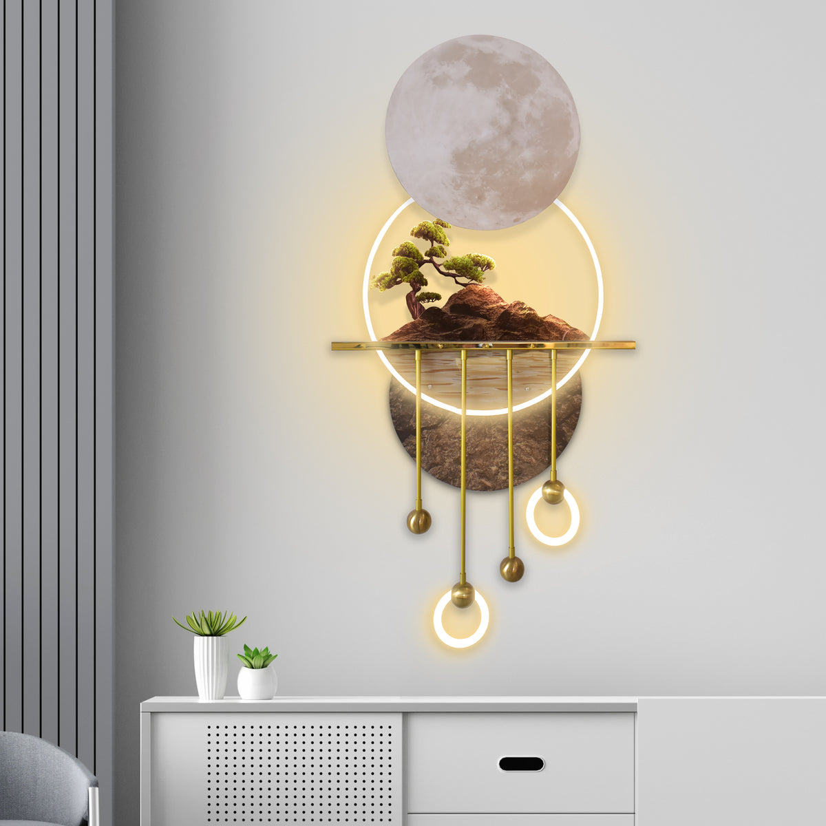 Terrain LED Modern Wall Art | Smartway Lighting – Smartway Lighting