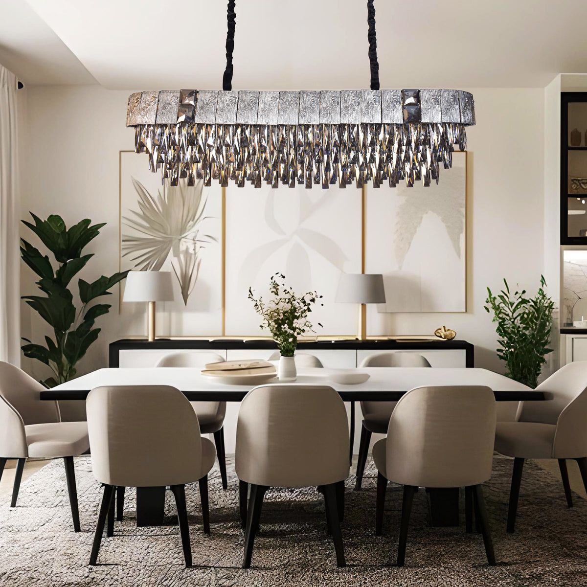 Uberance LED Smart Voice Assist Chandelier | Smartway – Smartway Lighting