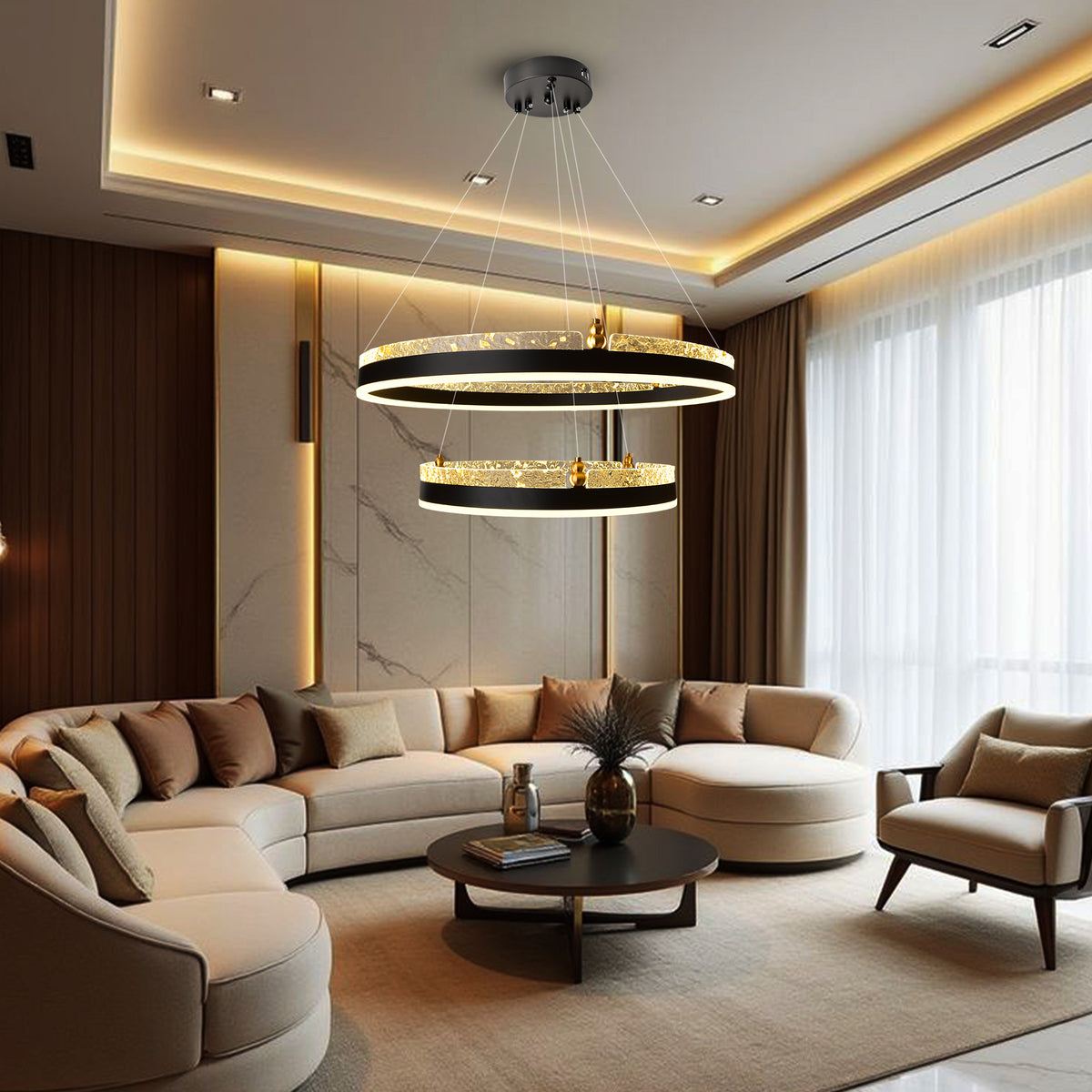 Willow Modern LED Chandelier | Smartway Lighting – Smartway Lighting