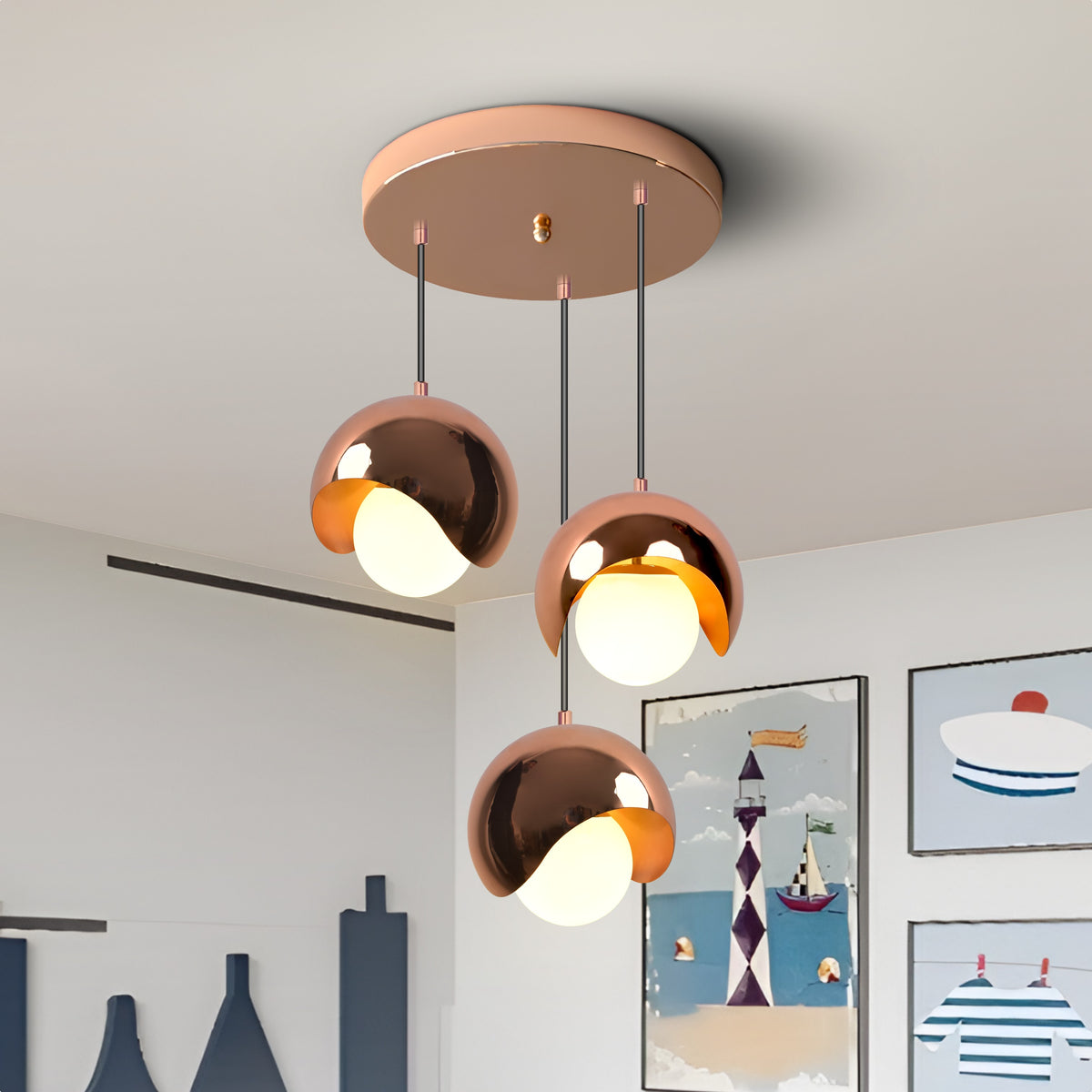 Scallop Pendant Lamp | Smartway Lighting – Smartway Lighting