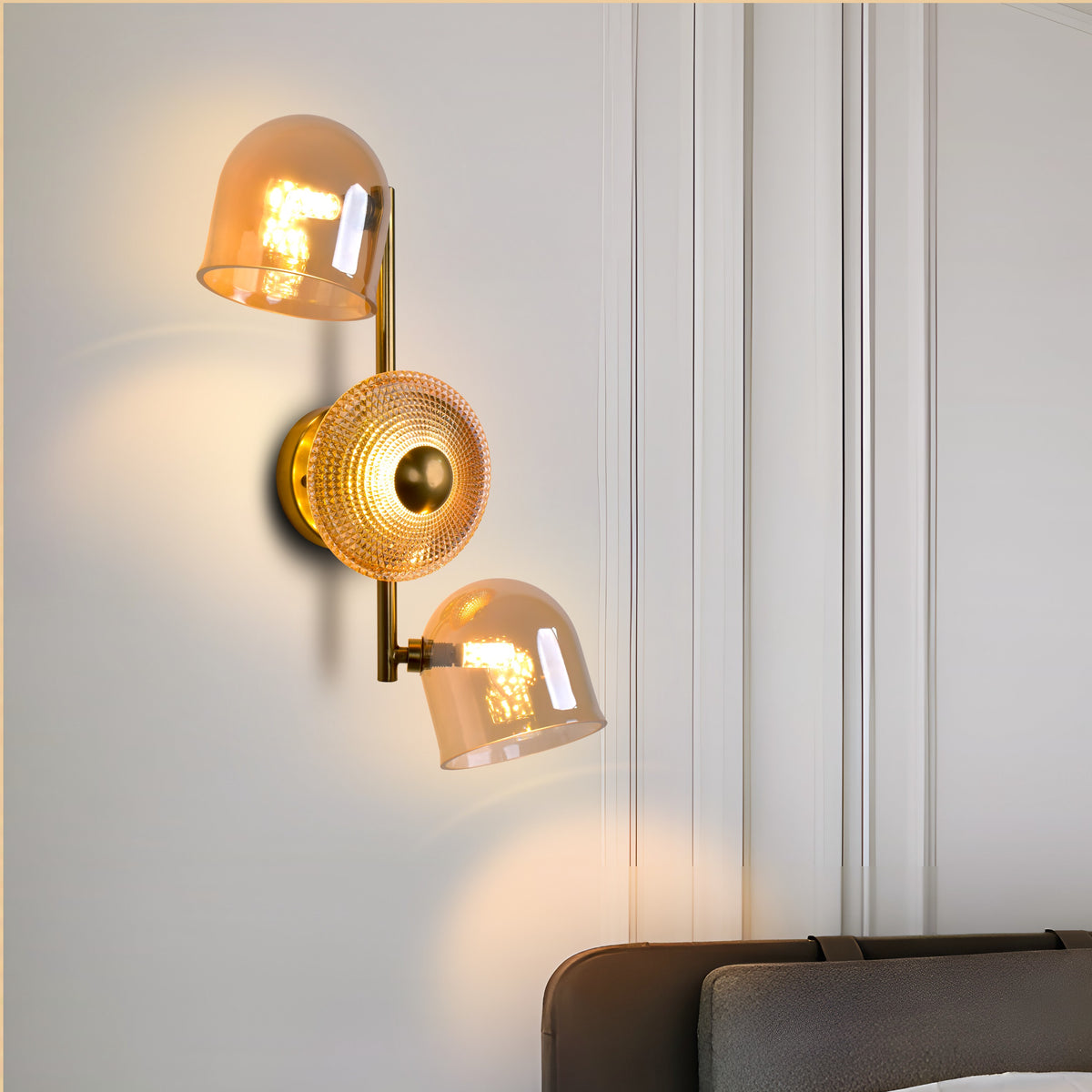 Ozark Laster Glass Modern LED Wall Light – Smartway Lighting